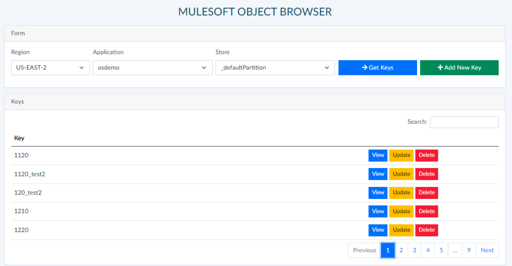 Manage MuleSoft Object Store with Easy Object Browser Tool