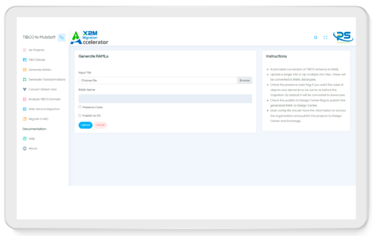 Seamless Migration to MuleSoft with X2M Accelerator | ProwessSoft Seamless Migration to MuleSoft with X2M Accelerator | ProwessSoft